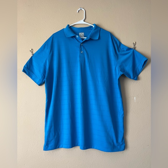 Callaway | Shirts | Callaway Optidri Mens Golf Polo Shirt Teal Marathon ...